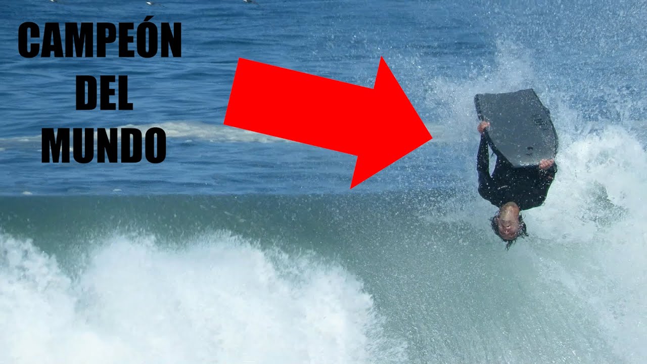 ENTRENAMIENTO DE BACKFLIPS CON UN CAMPEÓN MUNDIAL DE BODYBOARD - YouTube