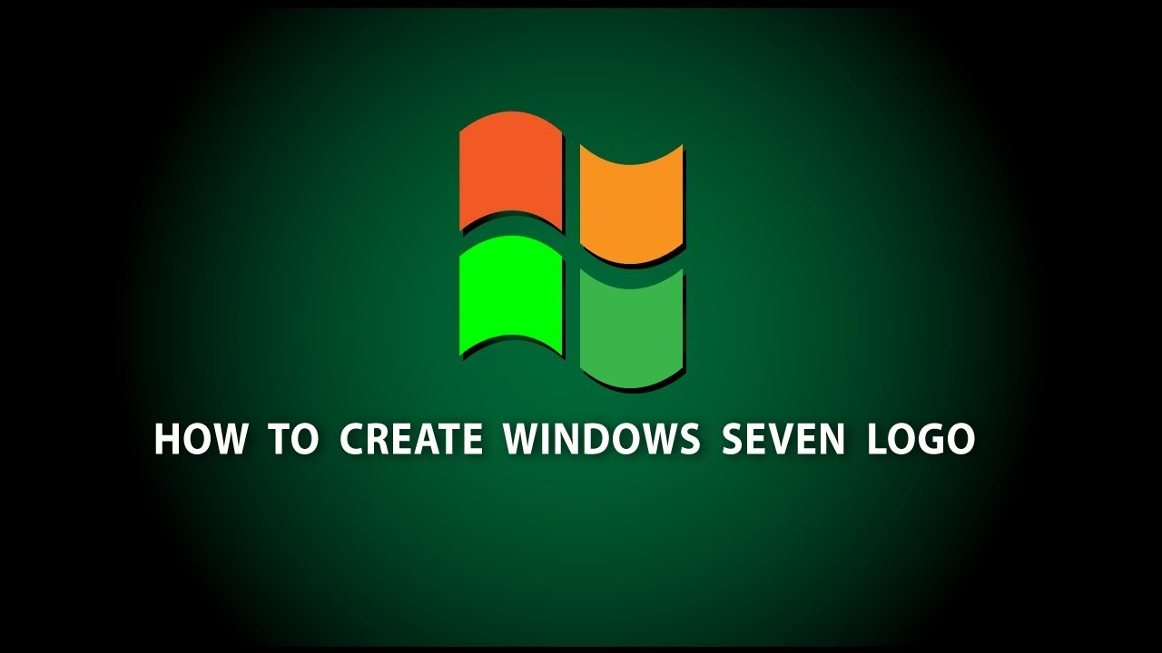 windows 7 logo adobe illustrator - YouTube