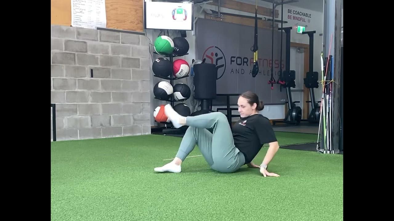 Seated Figure Four Stretch - YouTube