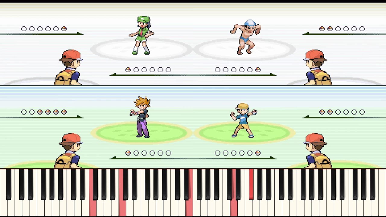 Trainer Battle Theme - Pokémon FireRed & LeafGreen OST - Piano ...
