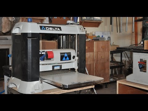 DELTA 13" Two speed finishing Planer - YouTube