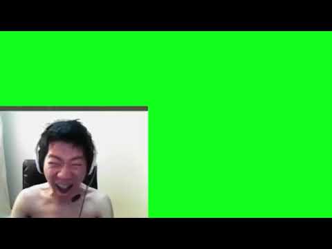 Asian guy Raging (green screen) - YouTube