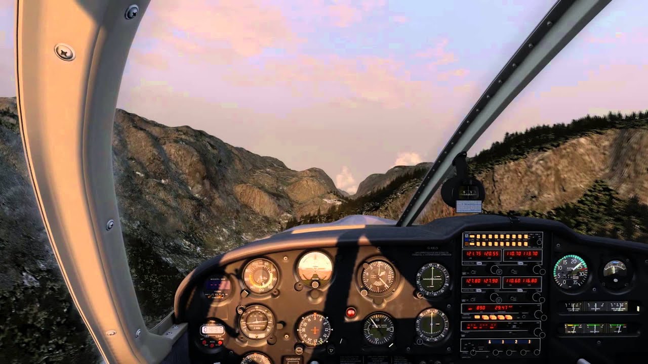 Prepar3D V2.5 - Beta 2 Orbx Norway with A2A Cherokee Test Flight - YouTube