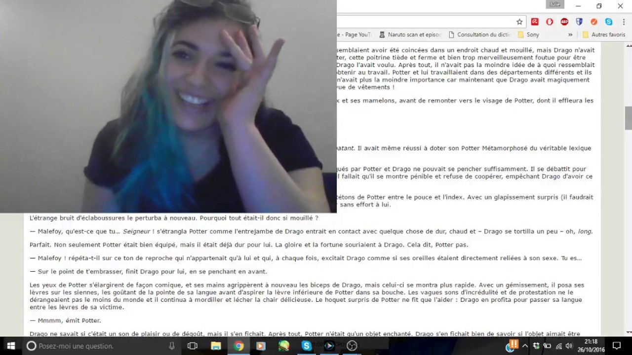 READING FANFICTION (Drarry) - YouTube