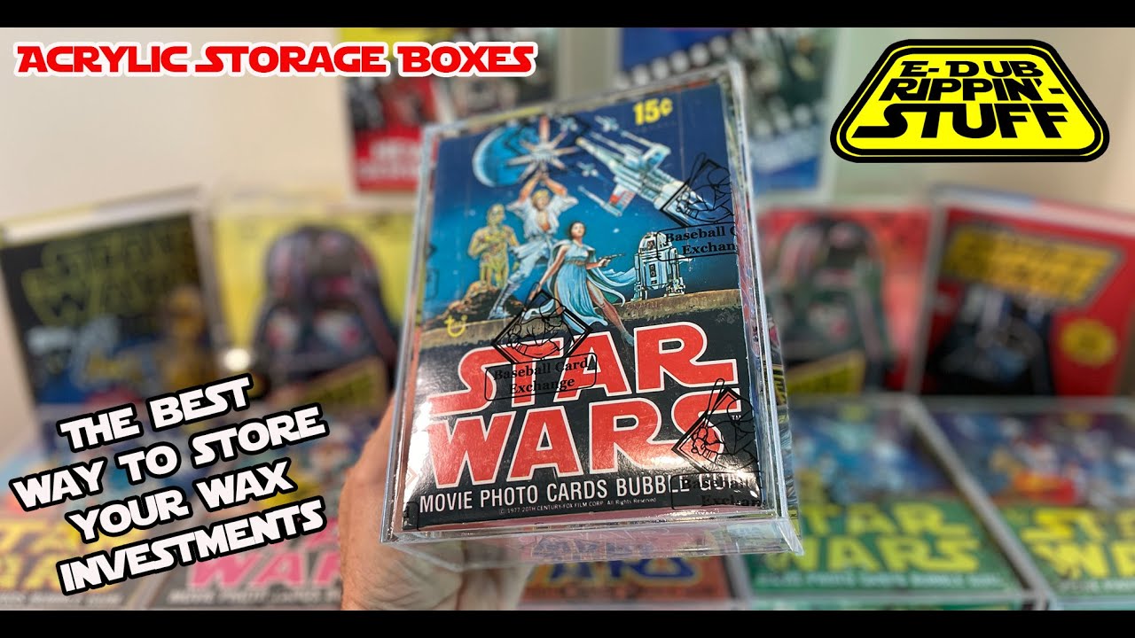 Awesome way to protect and store your Wax Box Investments! - YouTube