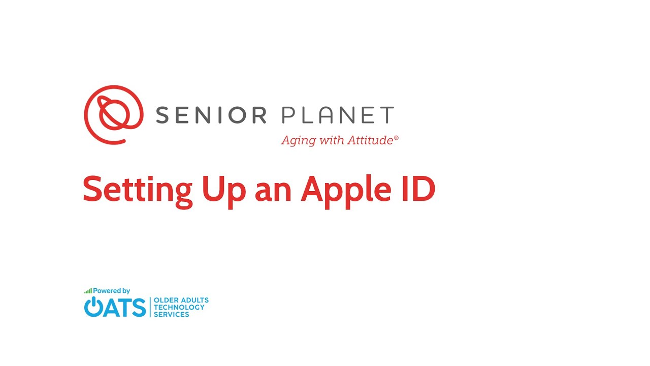 How To Set up an Apple ID - YouTube