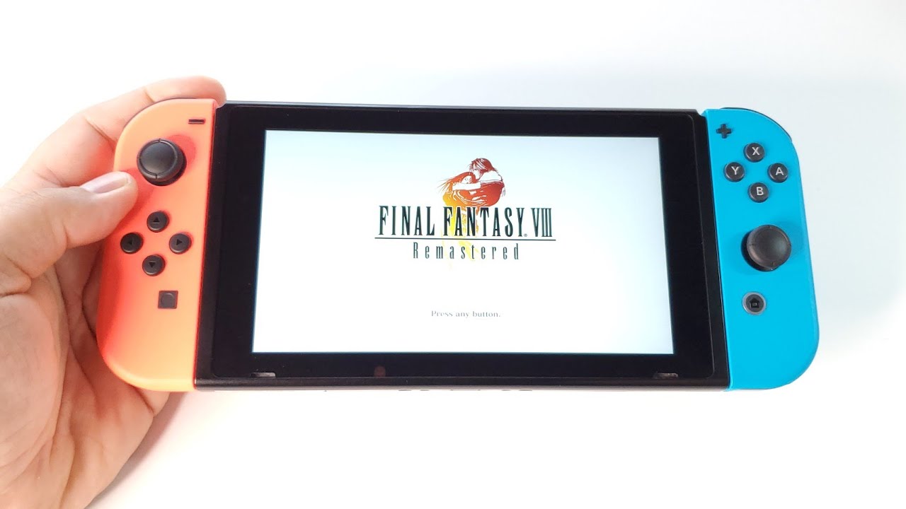 FINAL FANTASY 8 VIII Remastered | Nintendo Switch handheld gameplay ...
