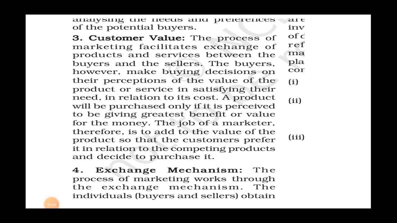 features of marketing || ncert || class 12 business studies || part 2 ...