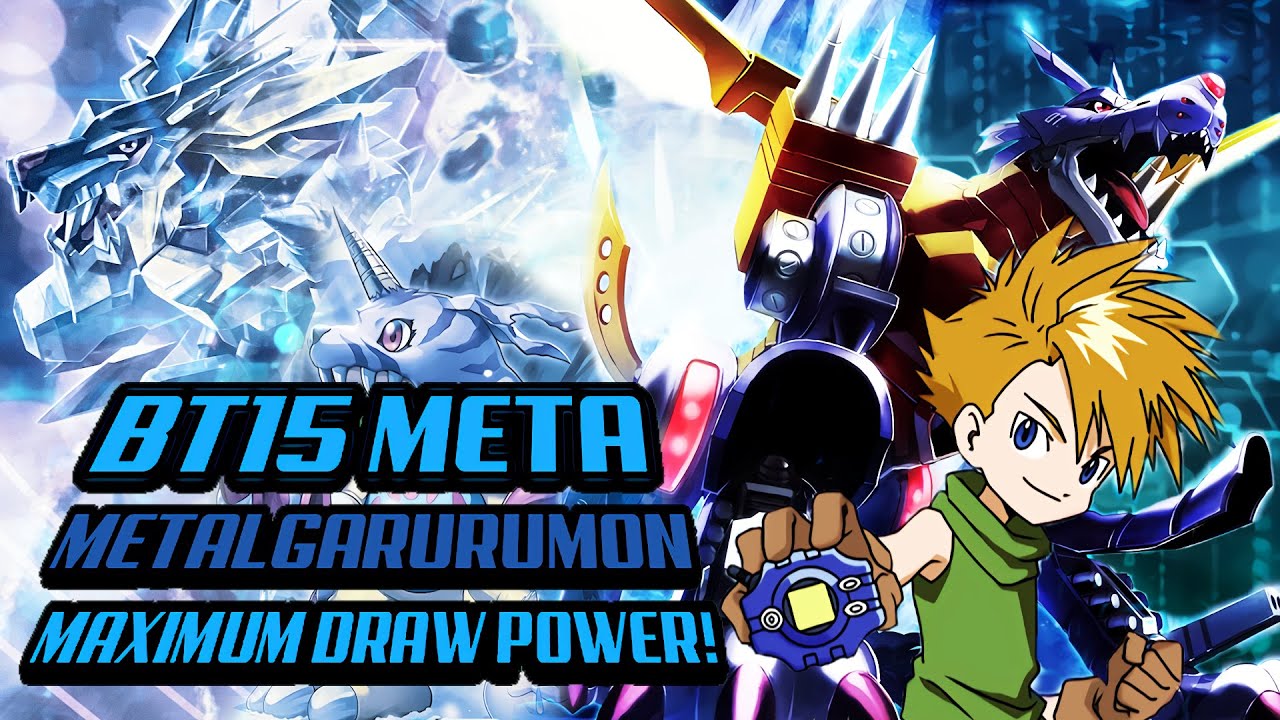 Digimon TCG | BT15 Meta | Metalgarurumon (POST RESTRICTION), DRAW YOUR ...