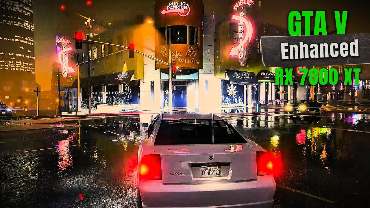 GTA V Enhanced PC Edition - RX 7800 XT - Max RT - YouTube
