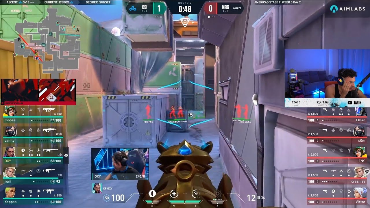 C9 Vanity 4k Against NRG Esports Map 2 | VCT VALORANT Stage 2 Americas ...