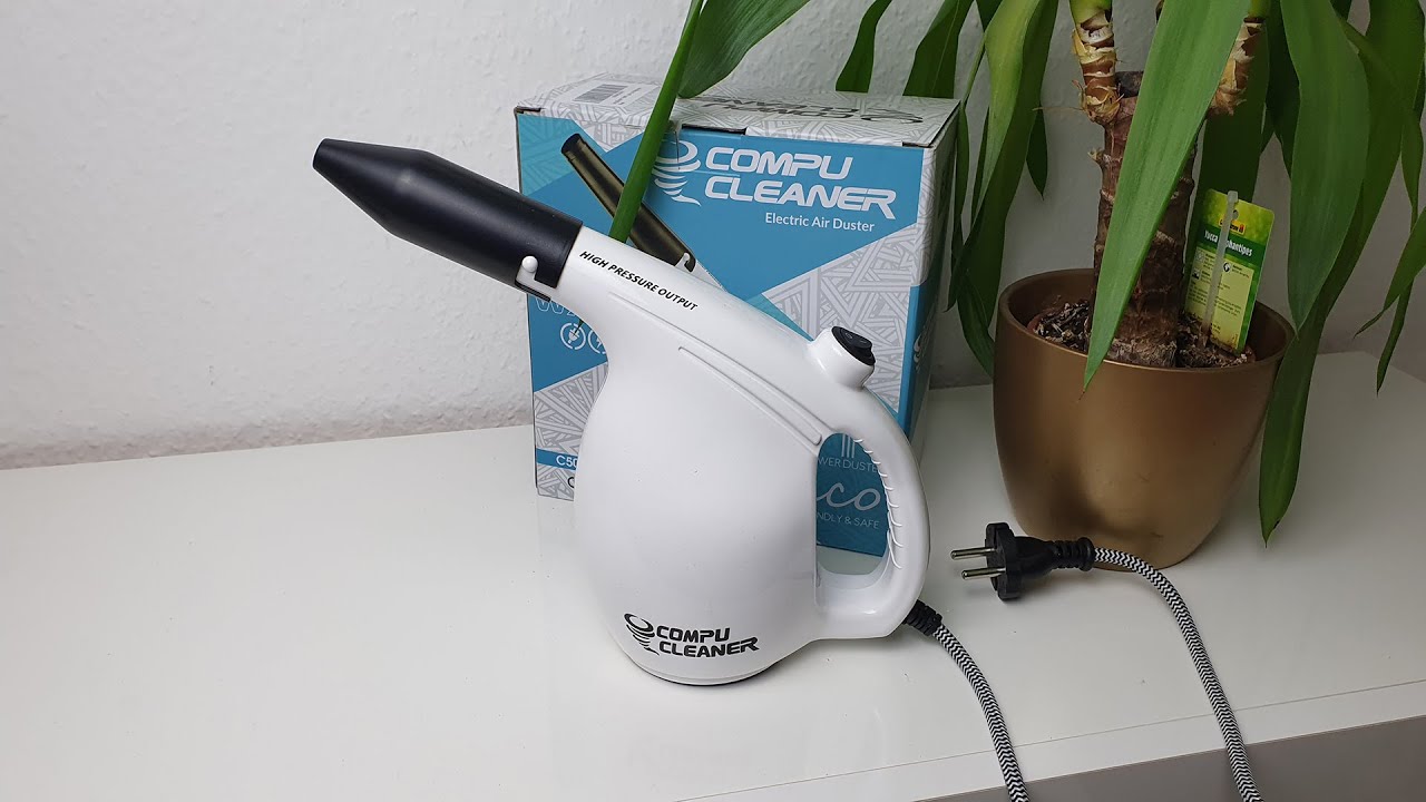 Unboxing & Test CompuCleaner Elektrisches Staubgebläse - YouTube