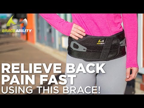 How to Relieve Back Pain Instantly Using This Back Support Brace