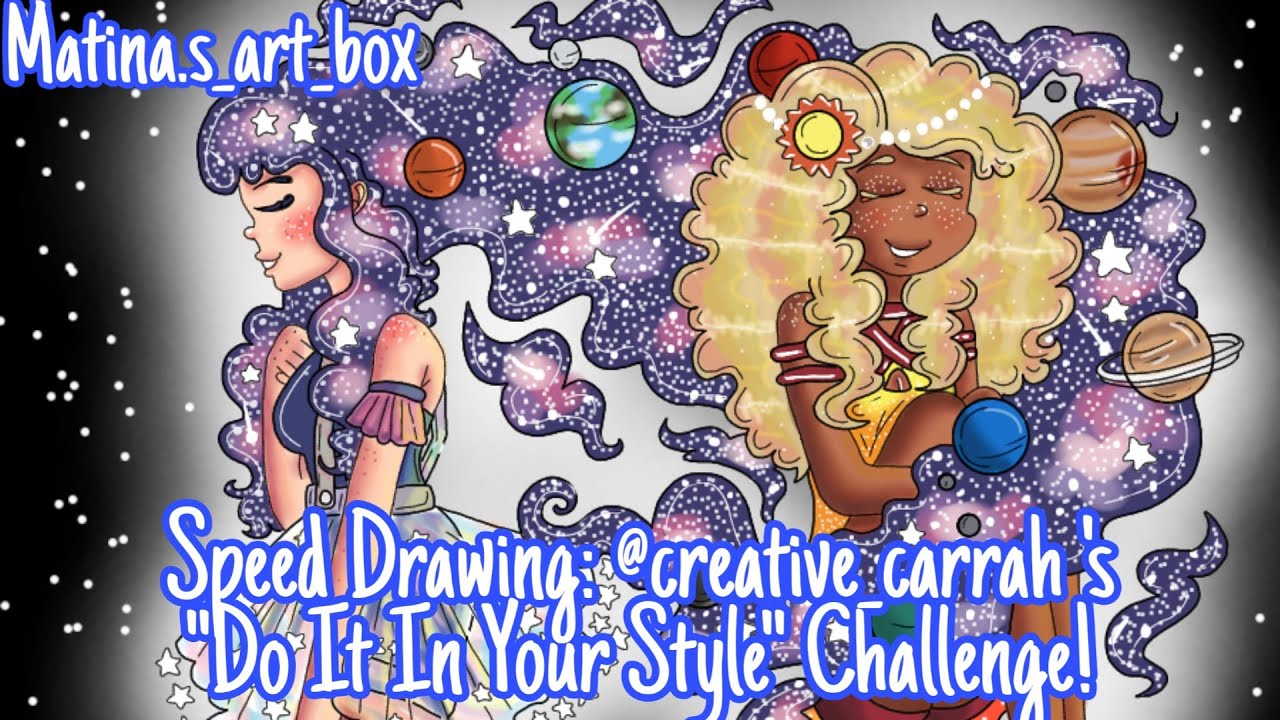 Speed Drawing: @Creative_carrah's "DTIYS" - YouTube