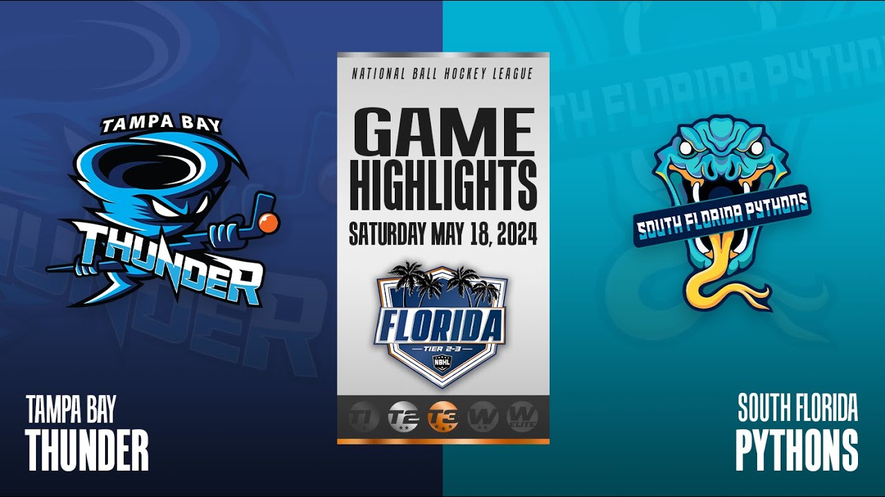 NBHL Florida Tier 2-3: South Florida Pythons vs Tampa Bay Thunder ...