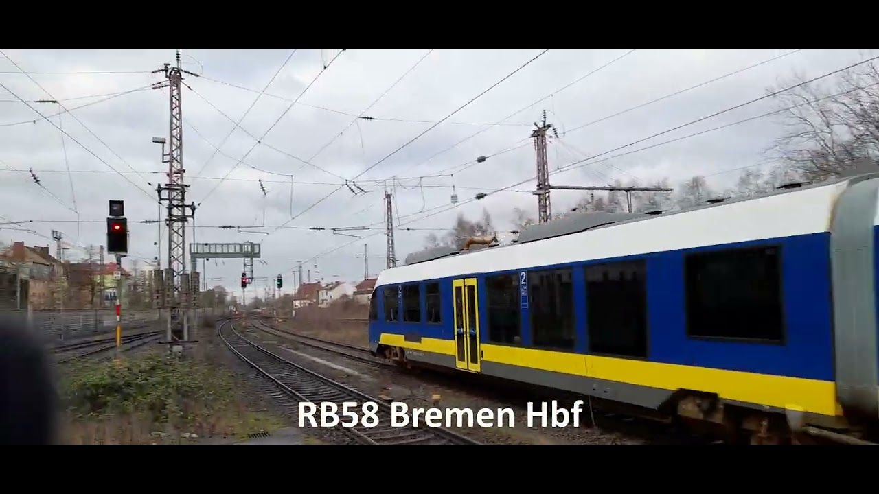 Osnabrück Hbf #trainspotting RB58 Bremen - YouTube