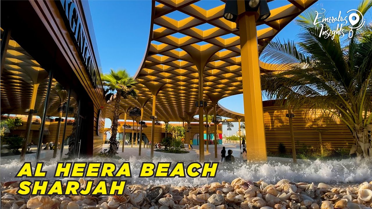 Al Heera Beach | Newest Attraction in Sharjah | Emirates Insights - YouTube
