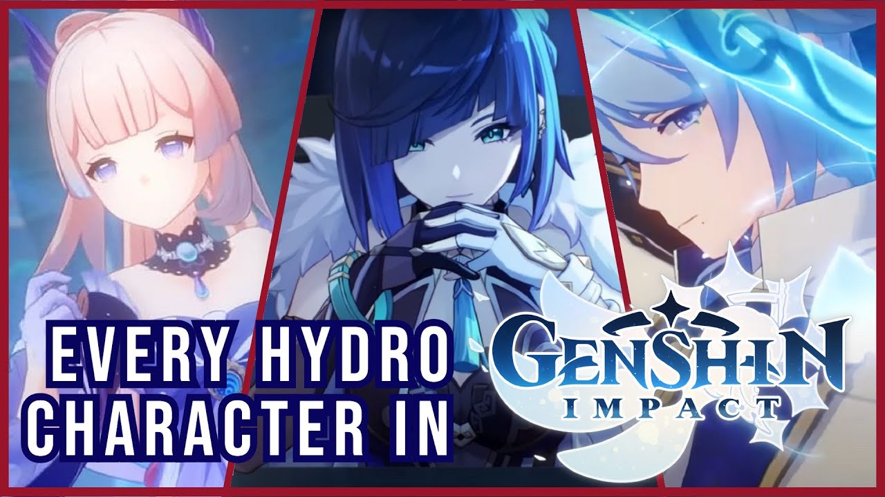 Genshin Impact: Every Hydro Character Ranked! - YouTube