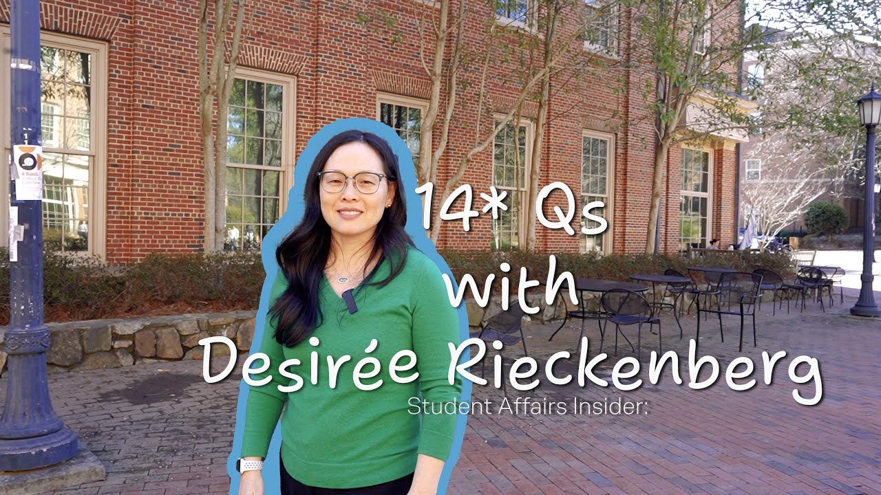 14 Qs with UNC-Chapel Hill Dean of Students Desirée Rieckenberg - YouTube