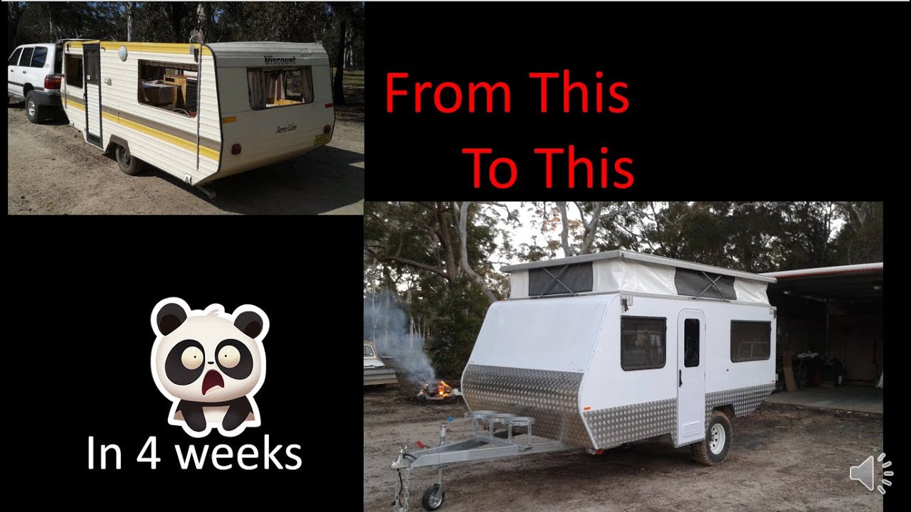 DIY Caravan Camper build - in 4 Weeks - YouTube