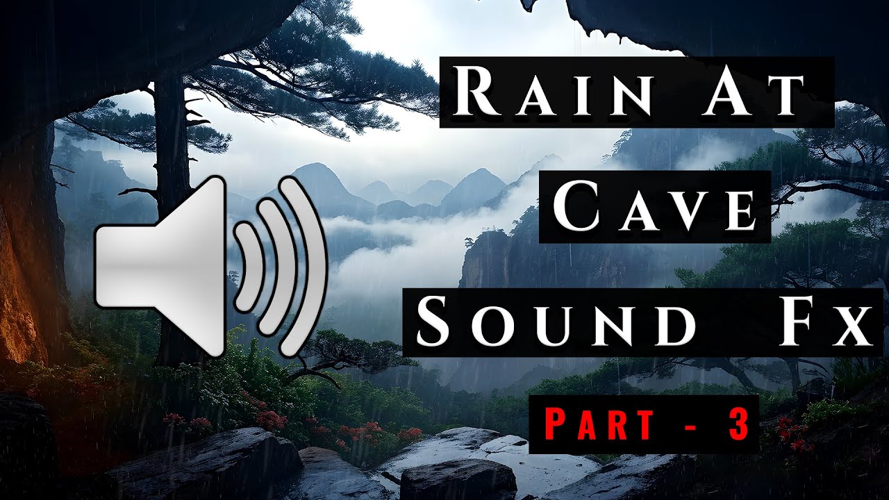 Rain At Cave Sound Effect Part 3 - YouTube