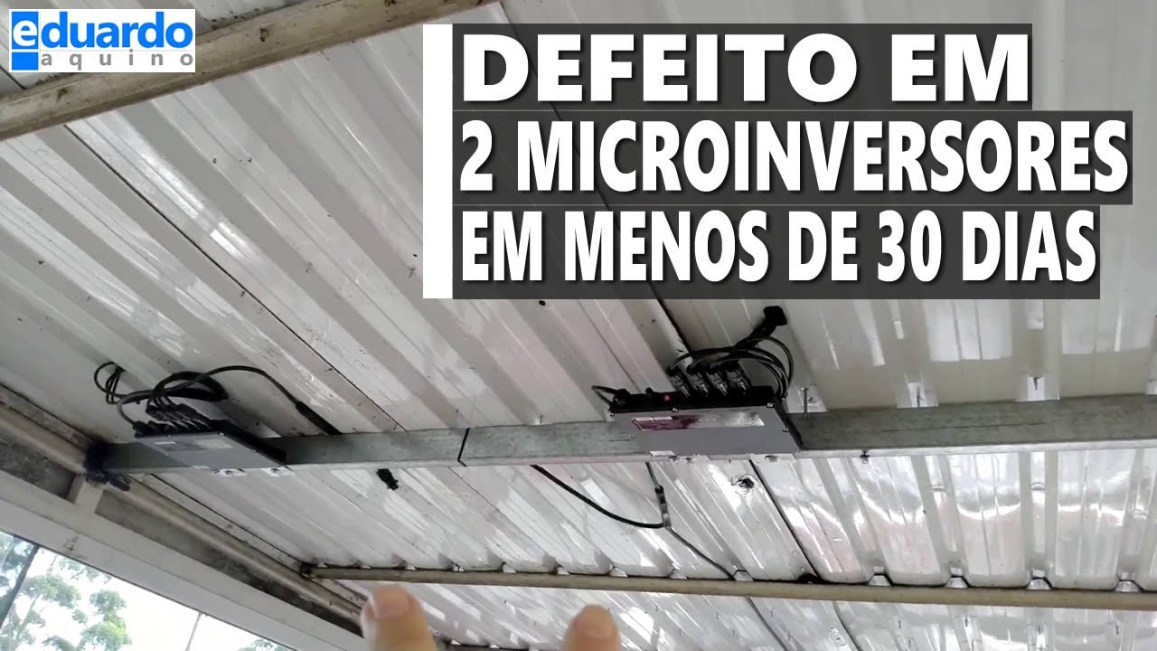 MICRO INVERSOR YC600 com Problemas, Entrando em Proteção - YouTube