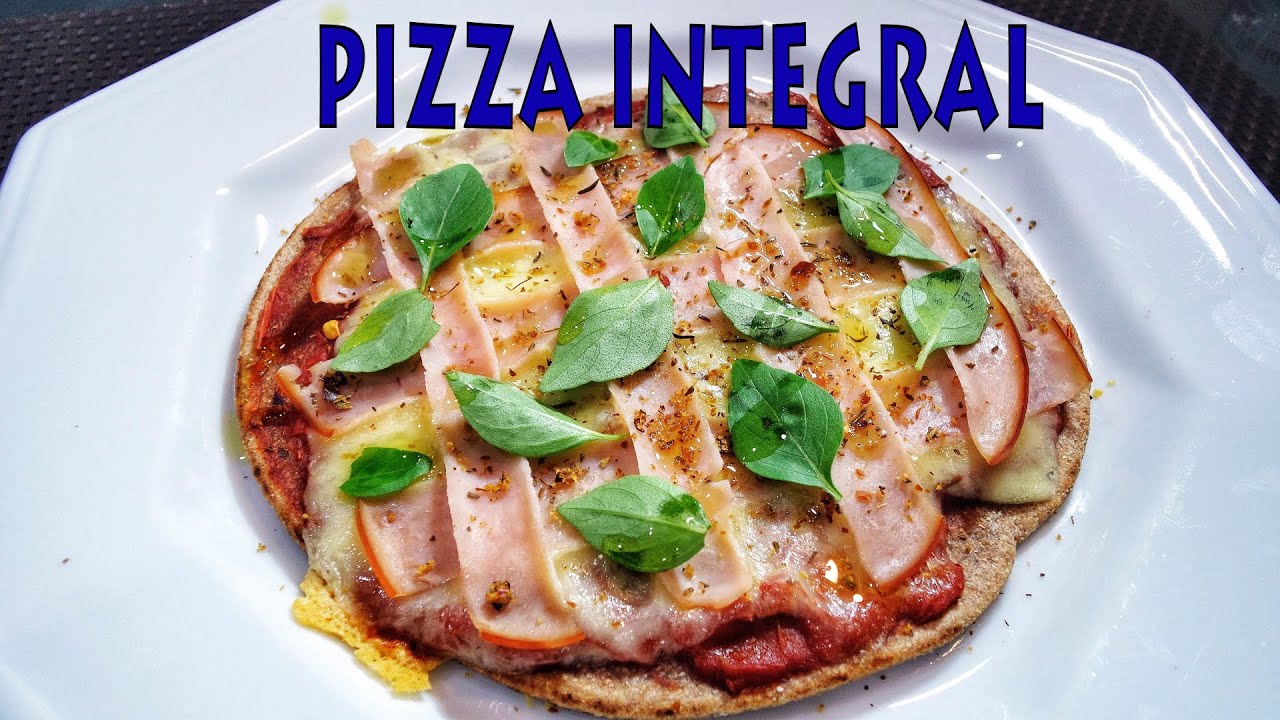 PIZZA INTEGRAL CASEIRA (Rápida e Prática) - YouTube