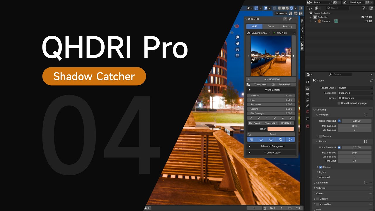 QHDRI Pro Shadow Catcher - YouTube