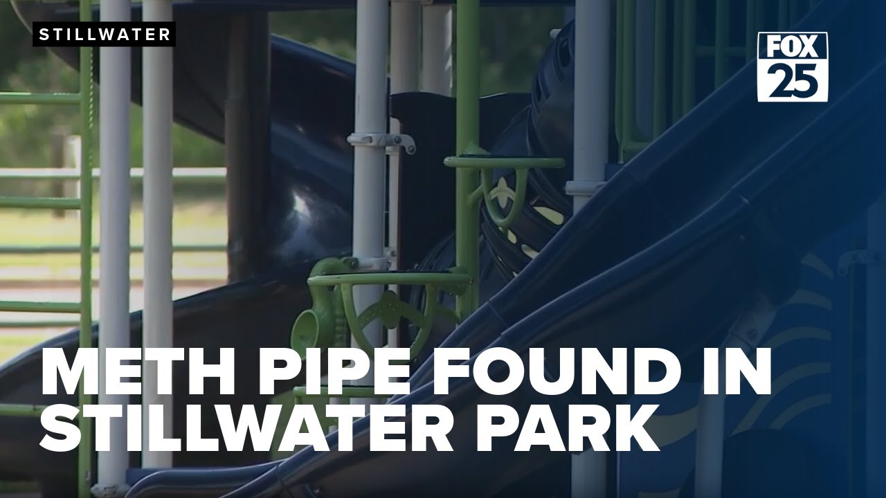 'We have a real drug problem': Meth pipe found at Stillwater park - YouTube