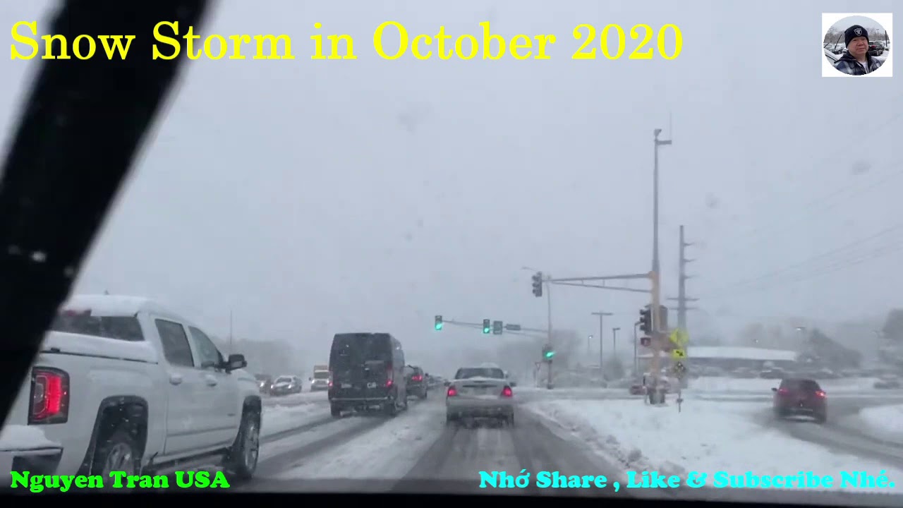 Snow Storm in October 2020 || Nguyen Tran USA | Video # 125 - YouTube