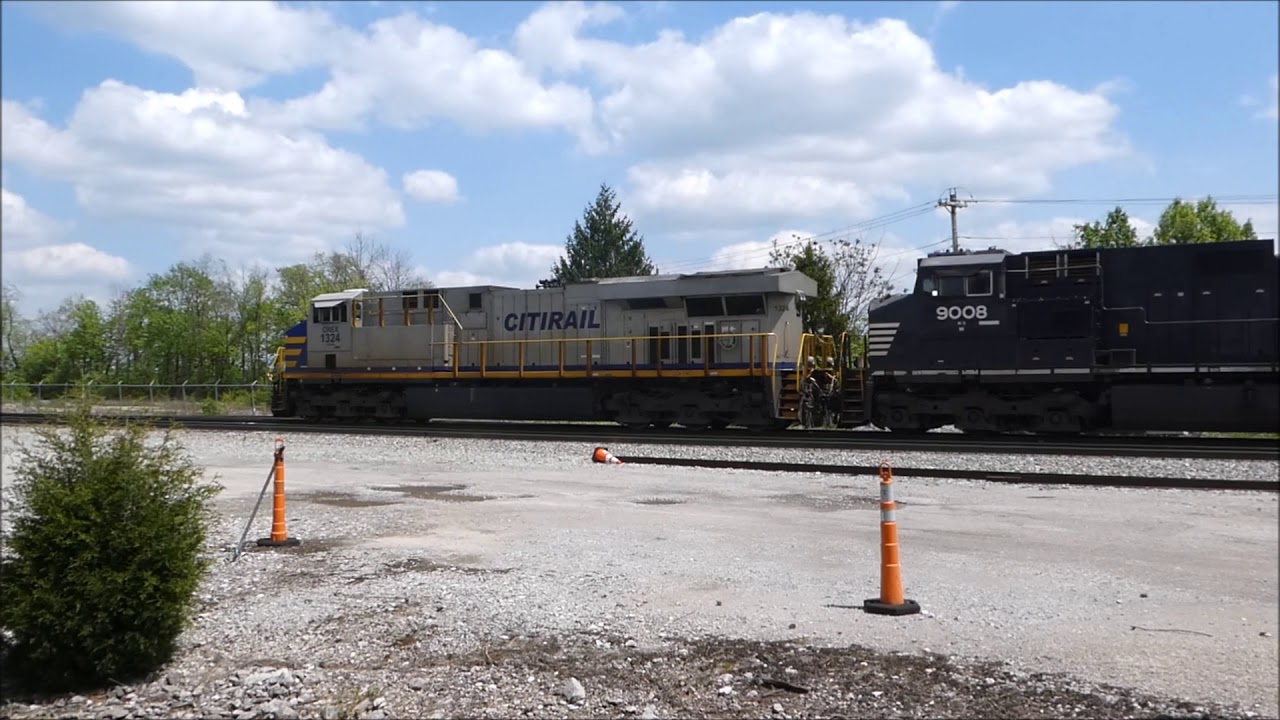 Afternoon Railfanning in Erlanger, Kentucky and Cincinnati, Ohio. 5/7 ...