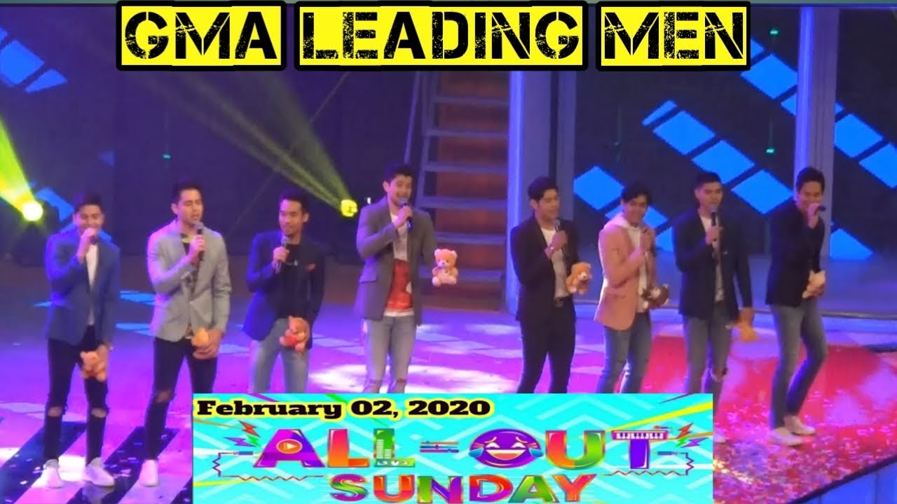Leading Men of GMA guesting @ All Out Sundays (February 02, 2020) - YouTube