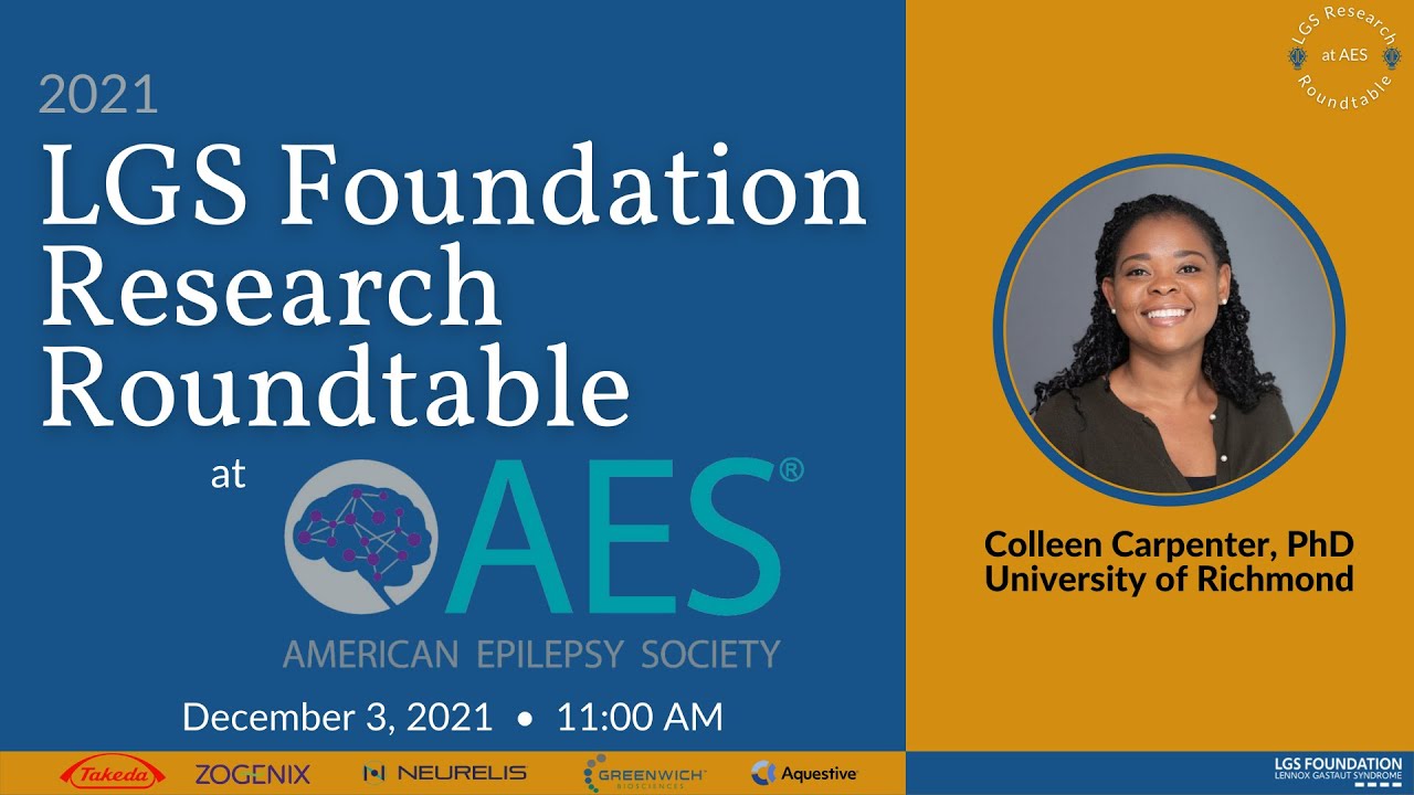 LGS Foundation 2021 Research Roundtable - Zebrafish Models with Colleen ...