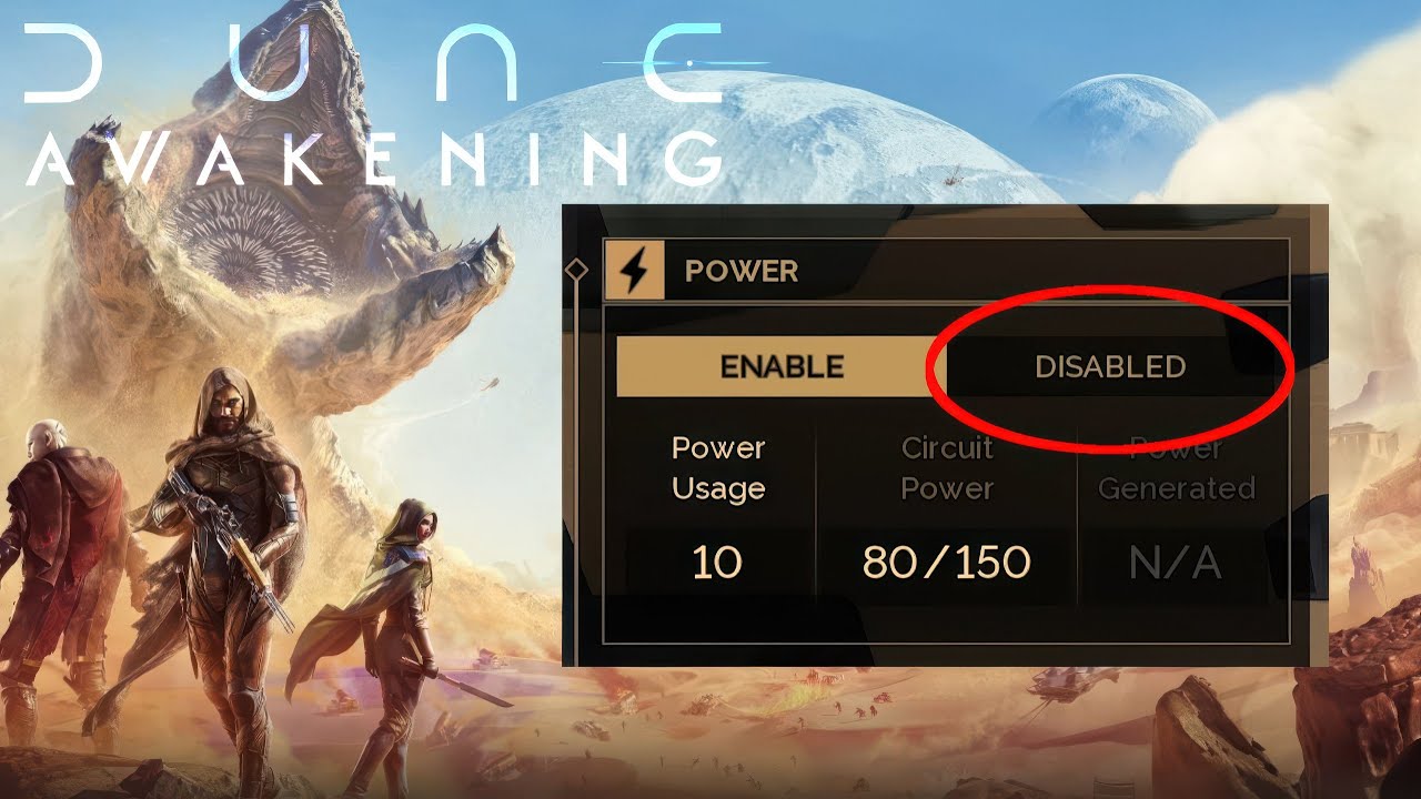 Dune Awakening - How Generator Power & Disabling Base Equipment Works ...