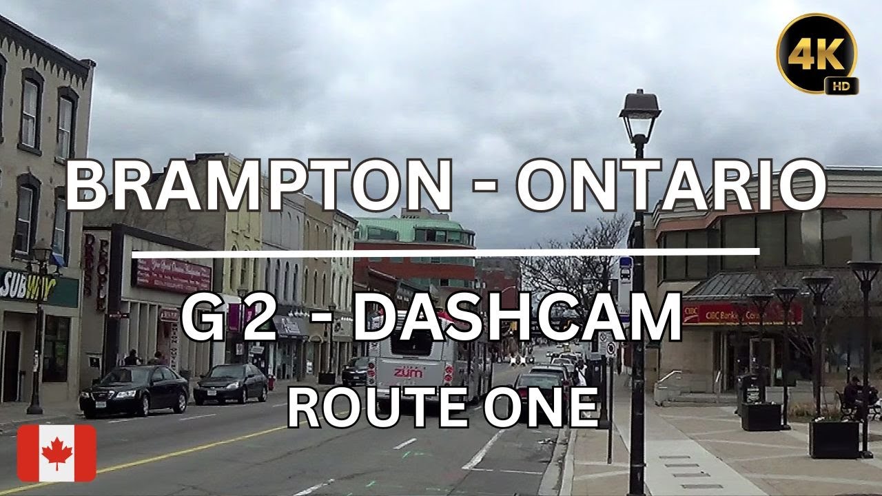 Brampton G2 Driving Test Tips: Complete Route 1 Guide - Dashcam (No ...