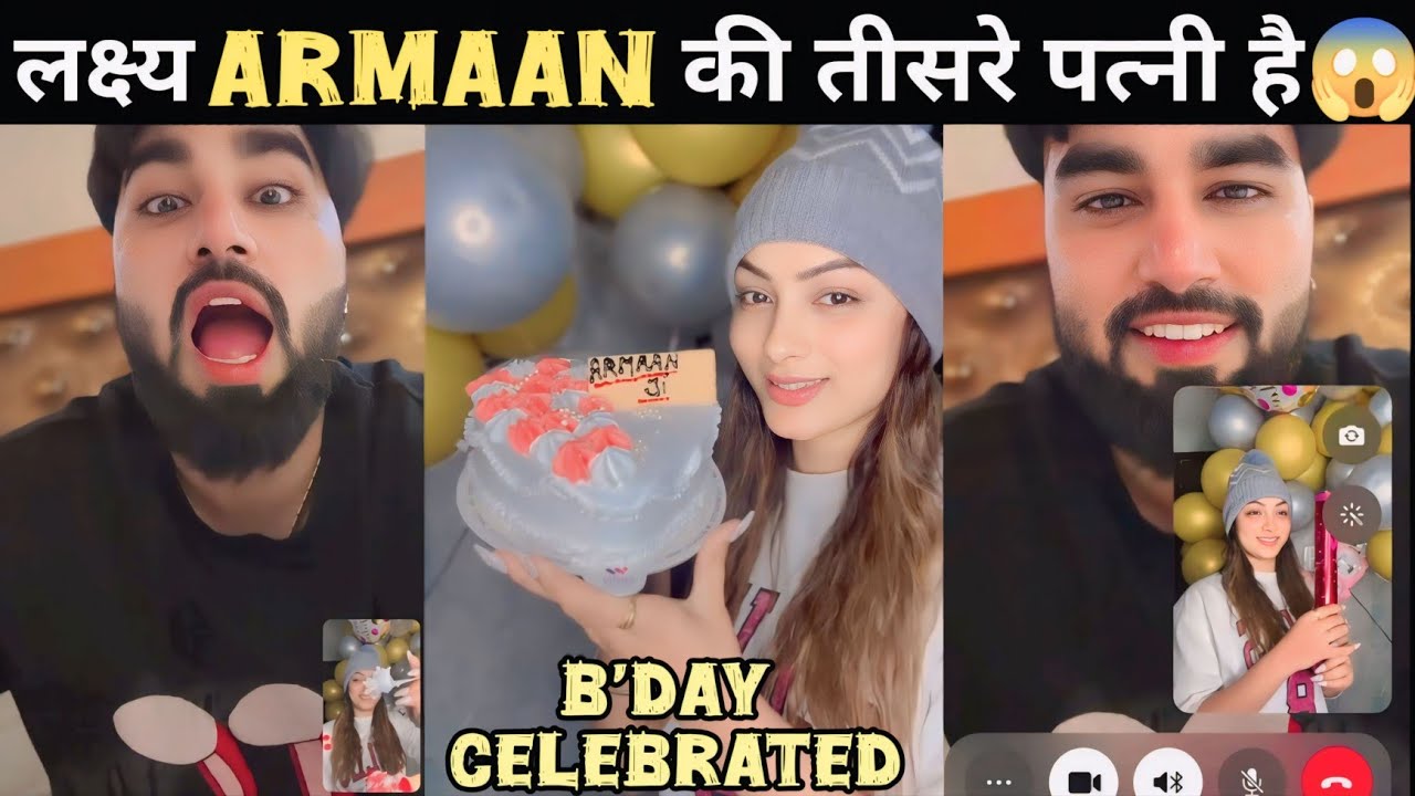 Armaan Malik Third Wife Laksh Shocking Statement On Celebrating Armaan ...