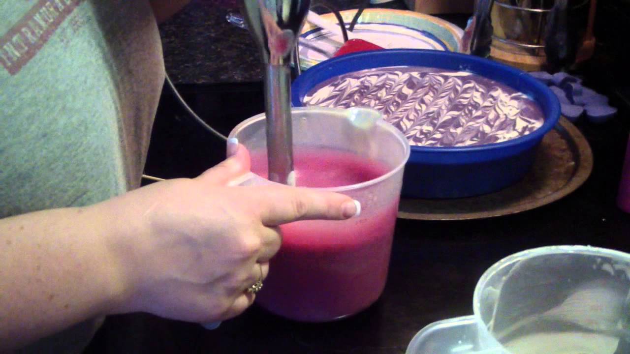 Making Love Spell Soap Cake - YouTube