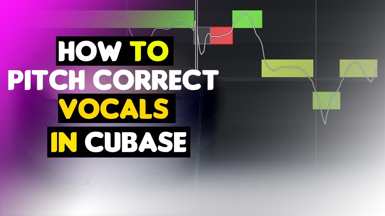 HOW TO FIX BAD OFF KEY VOCALS IN CUBASE | VariAudio | Pitch Correction ...