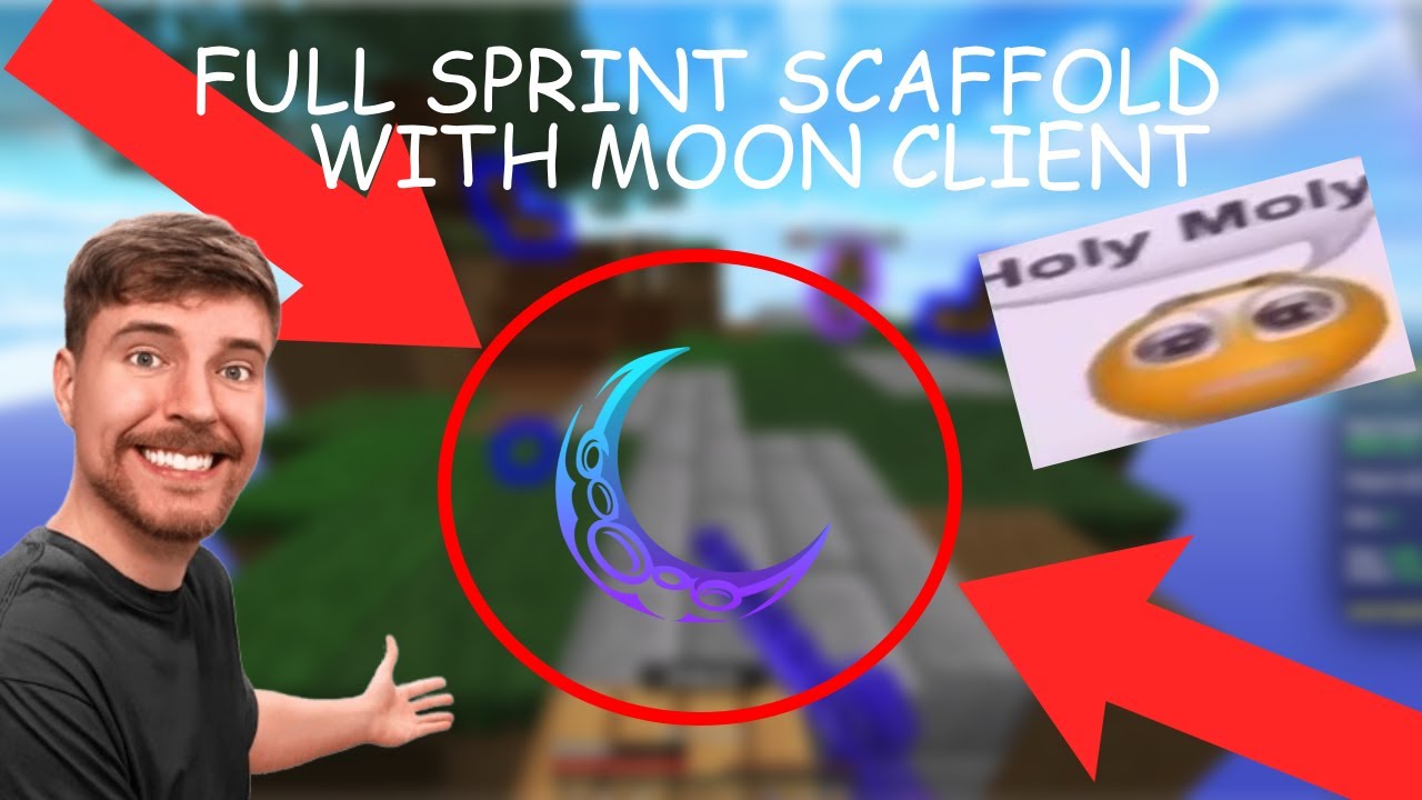 Full Sprint Scaffold in Hypixel with moon! - YouTube