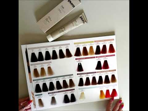 Pura Kosmetica - Pure Color Life, color chart - YouTube