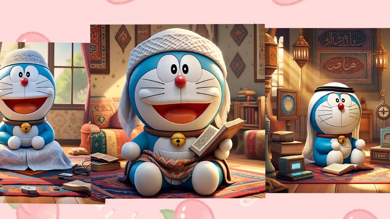 Doraemon Ai generated Eid Mubarak 🤍 videos - YouTube