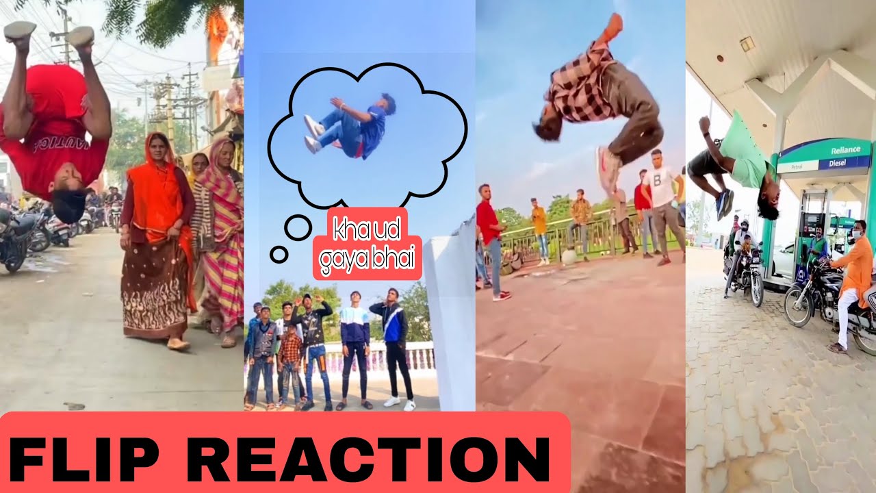 FLIPS IN PUBLIC ! || FLIPS REACTION || CUTE GIRLS AMAZING REACTION 😍 ...