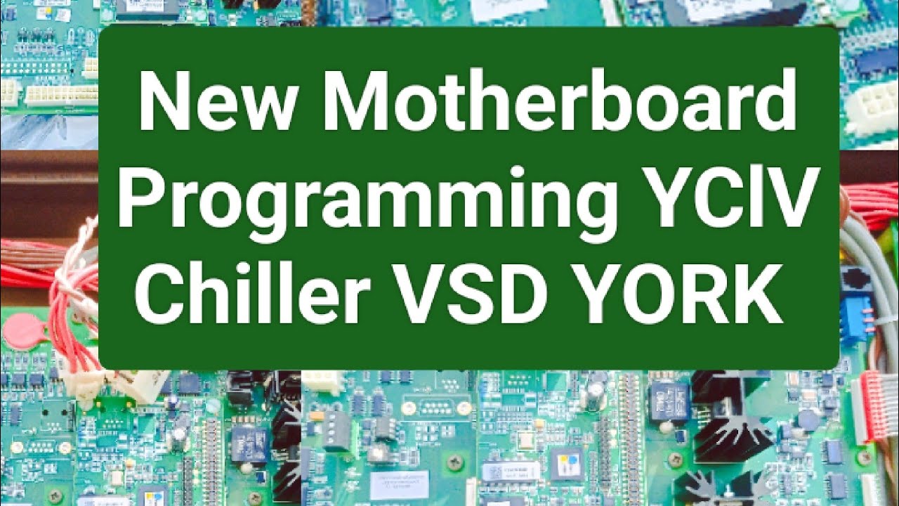 How to programming new model control board/YCIV CHILLER - YouTube
