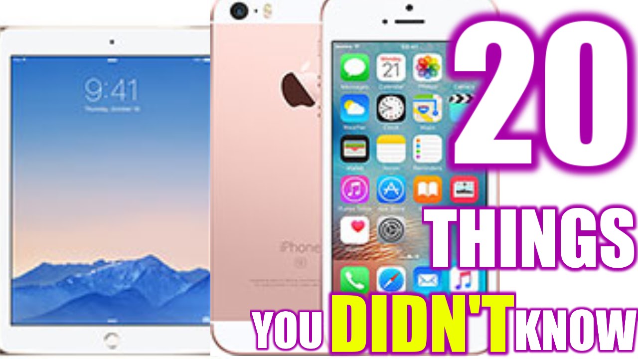 Apple iPhone SE vs. Apple Ipad Air 2 - [ Full Comparison In 2 minutes ...