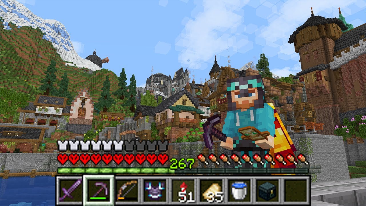 How To Manage your Inventory in Hardcore Minecraft - YouTube