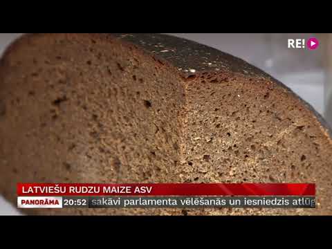 Latviešu rudzu maize ASV - YouTube