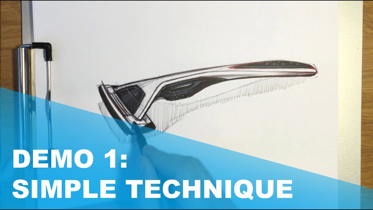 Demo 1: Razor: a simple sketch technique with 3 tools - YouTube
