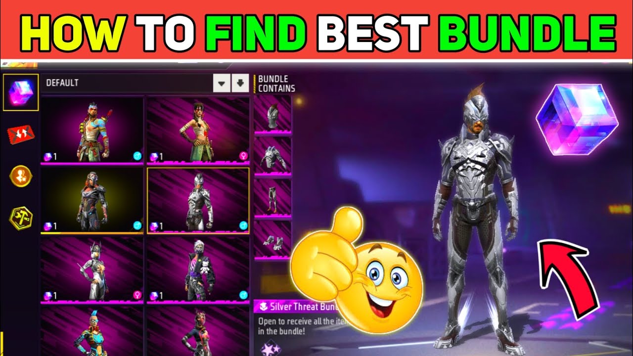 Best Magic Cube Bundle In Free Fire || how to find 🤔 ff best bundle in ...