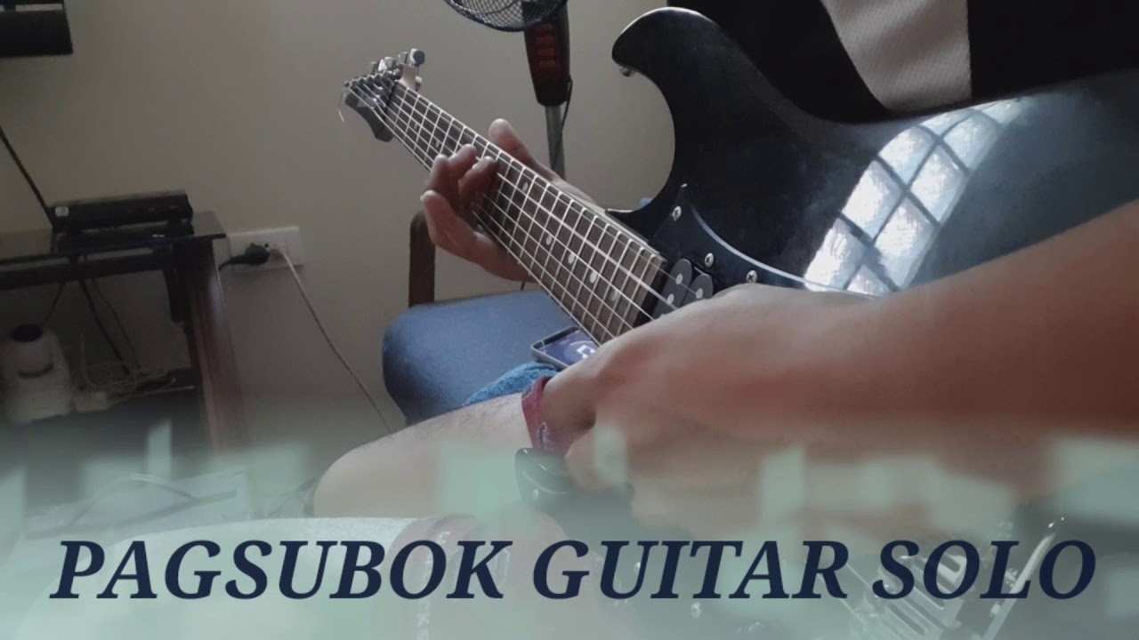 Pagsubok by Orient pearl guitar solo cover - YouTube