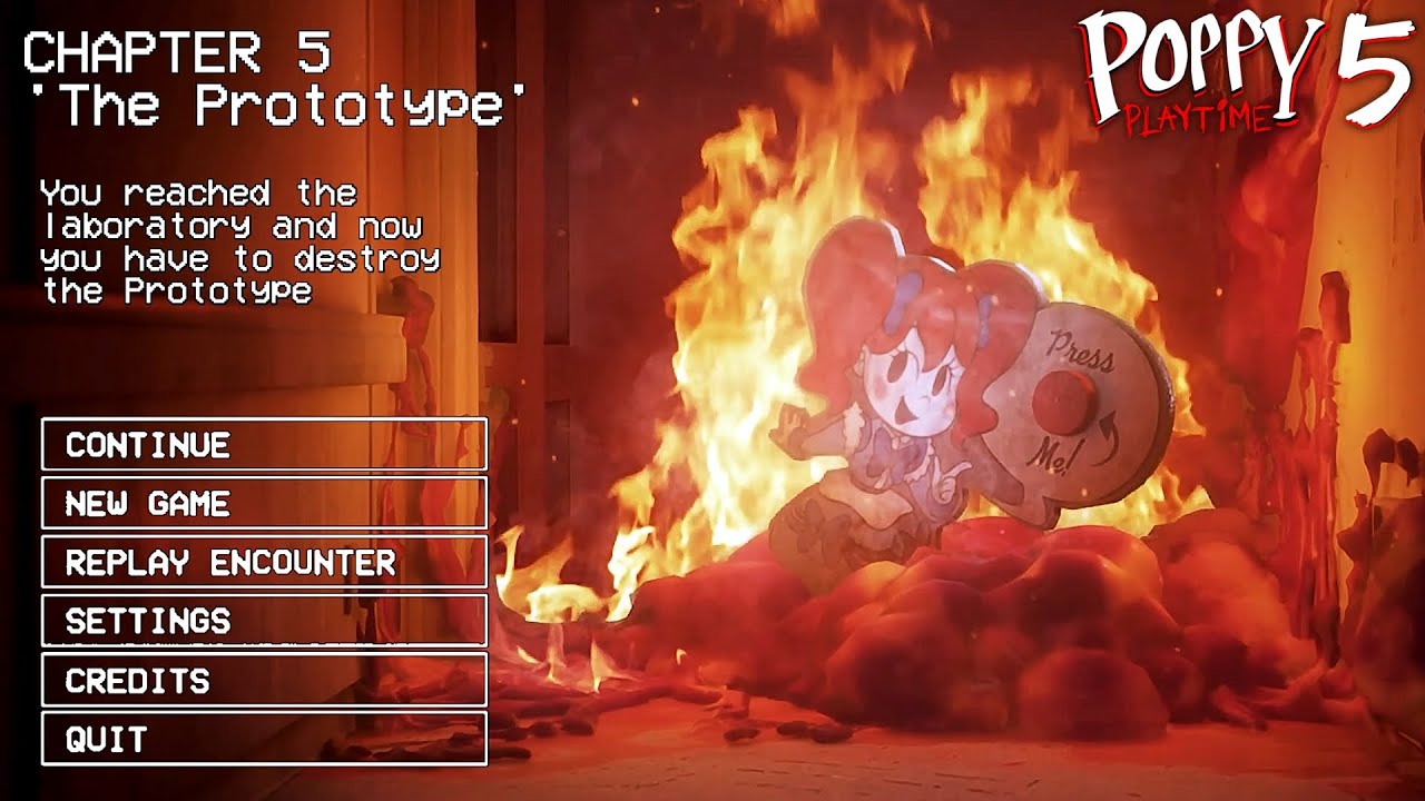 Poppy Playtime Chapter 5 First Main Menu (Concept) - YouTube